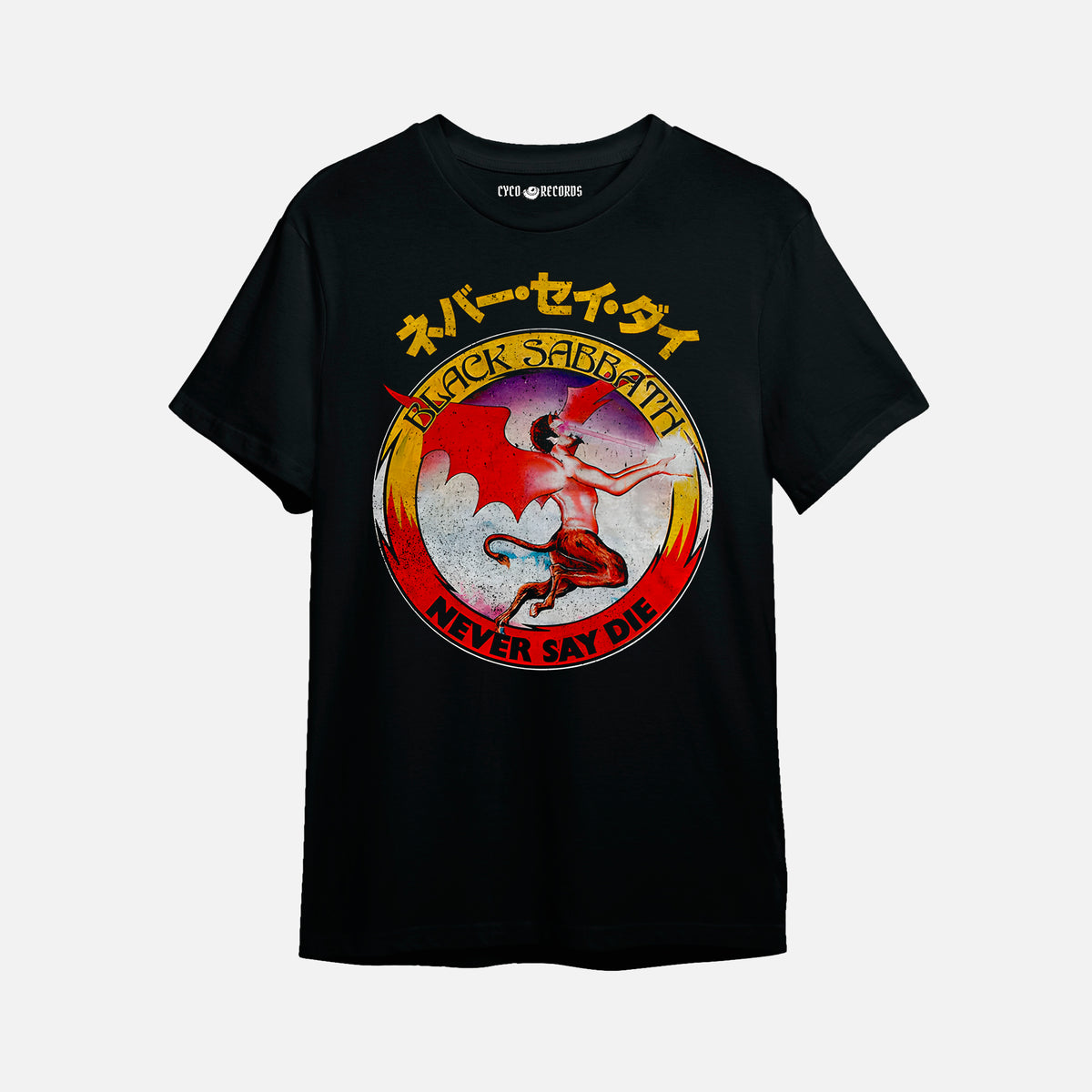 Black sabbath - never say devil - Polera – Cyco Records