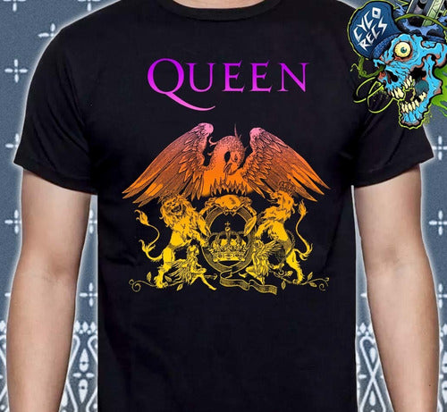Queen - Logo Escudo - Polera – Cyco Records