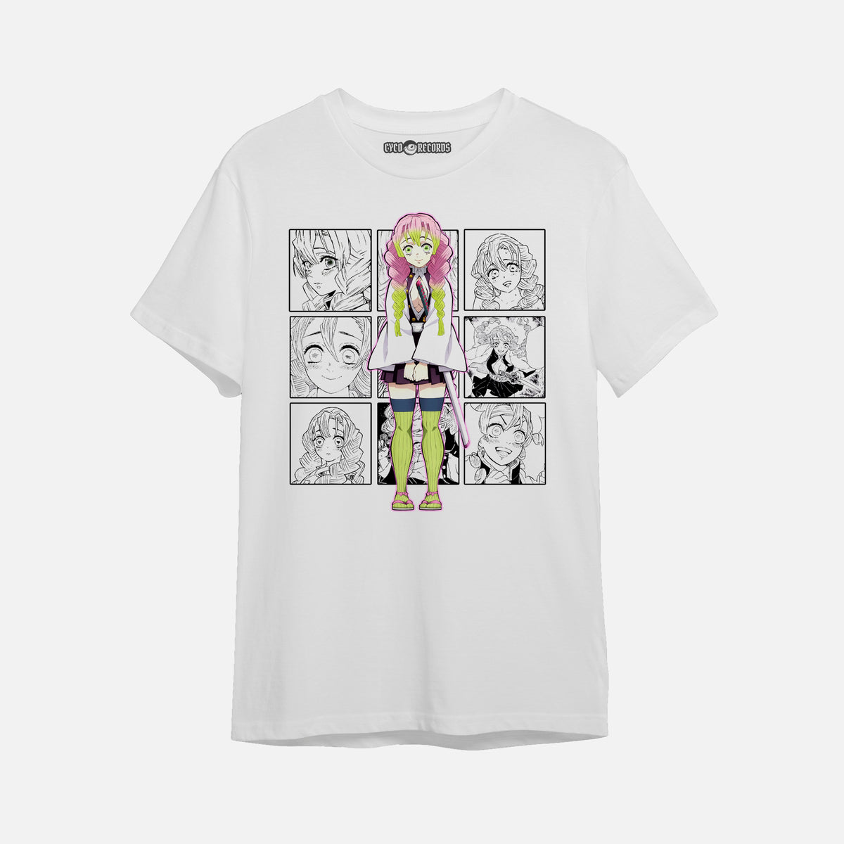 Kimetsu no Yaiba - Mitsuri Manga Collage - Polera – Cyco Records