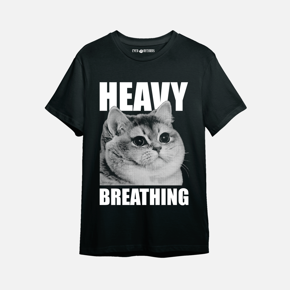 Meme - Gato Heavy Breathing - Polera – Cyco Records