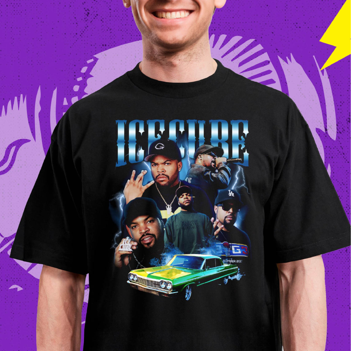 Ice Cube - Rap Collage - Polera – Cyco Records